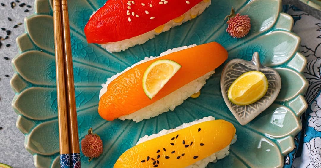 bell-pepper-nigiri-sushi-opengraph - Best of Vegan